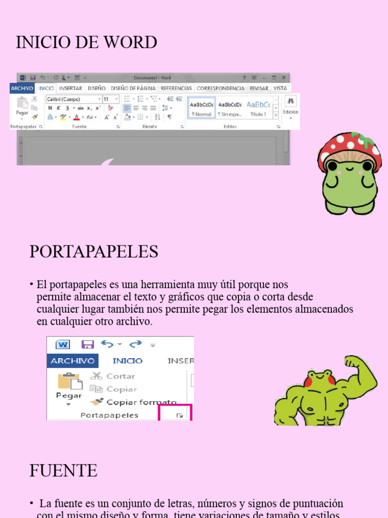 Inicio de Word | PDF