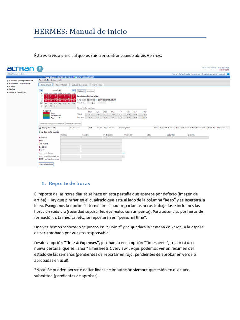 Hermes Manual de Inicio | PDF