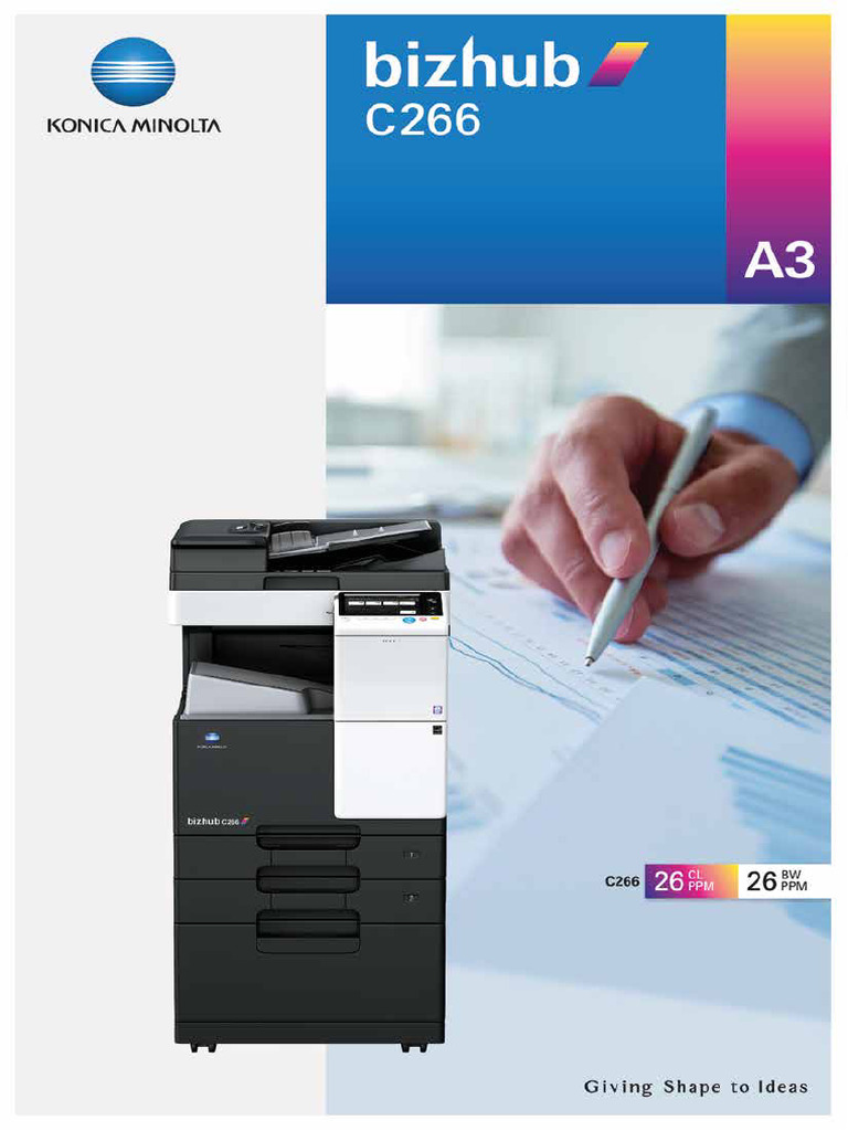 Bizhub C266 1 | PDF | Impresora (Computación) | Ciencias de la Computación