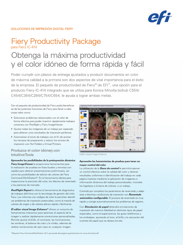 Fiery IC414 For C554e | PDF | Color | Diseño gráfico