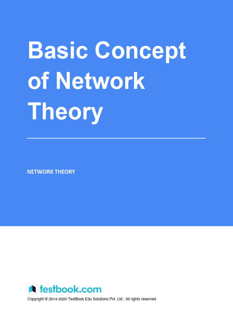 Basic Concept of Network Theory - Study Notes | PDF | Electrical ...