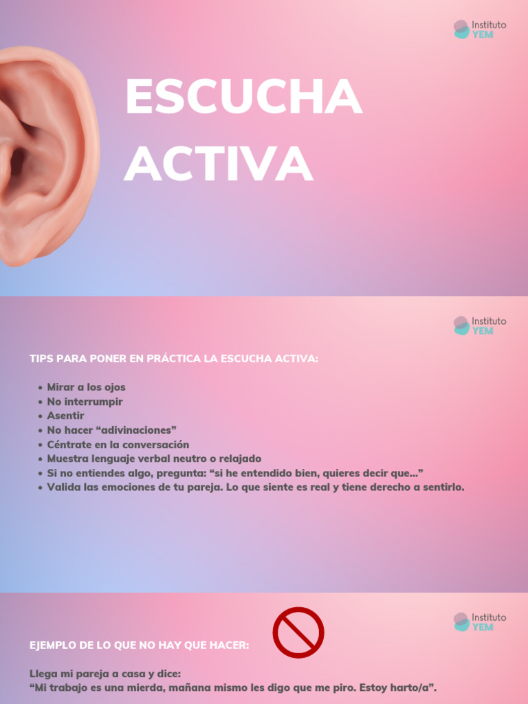 Consejos para Mejorar la Escucha Activa | PDF