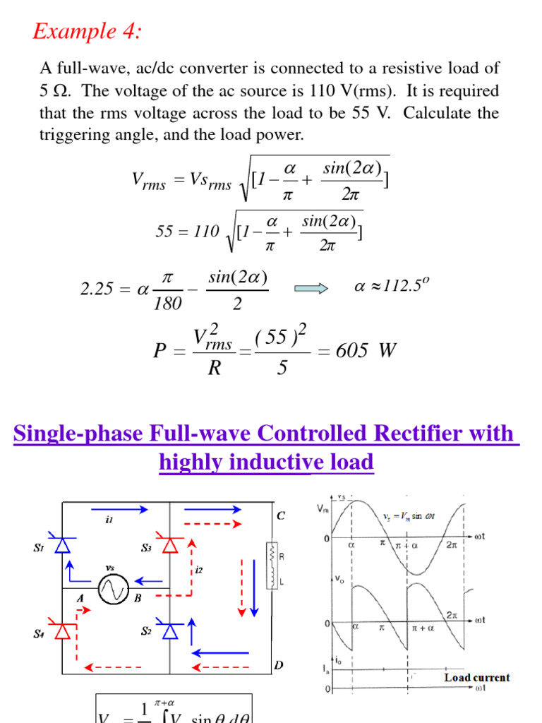 Lecture 5 | PDF | Rectifier | Electromagnetism