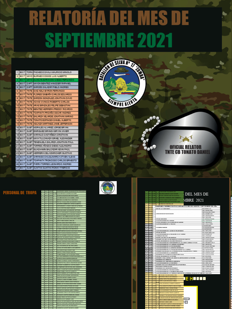 Relatoria BS17 Base | PDF