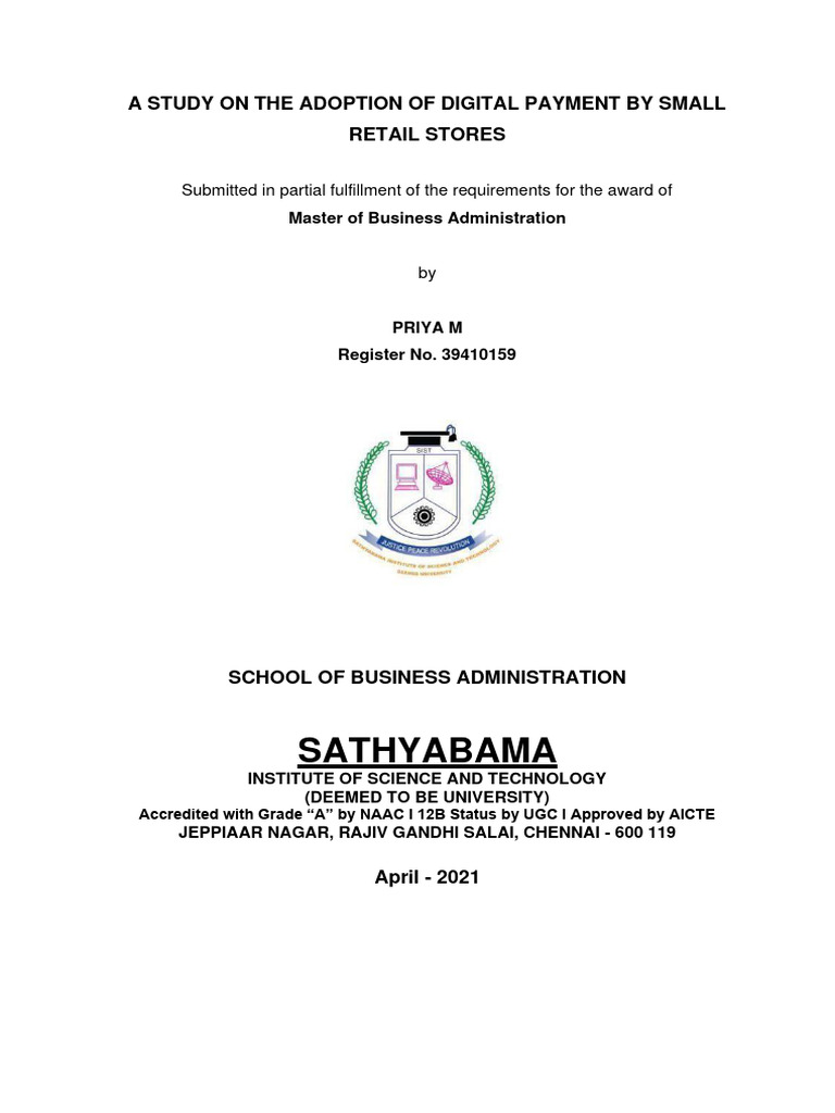 Impect On Digital Payment On Retailer in India | PDF | Debit Card | Service Industries