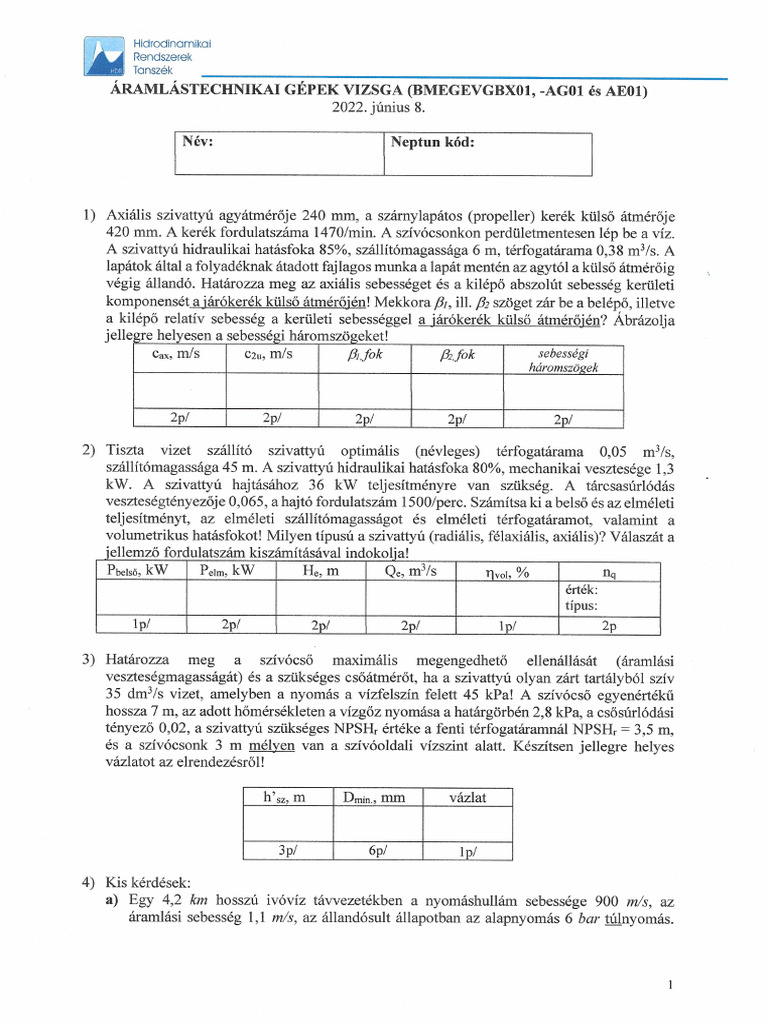 ÁTG Vizsga 2 Megoldokulccsal | PDF
