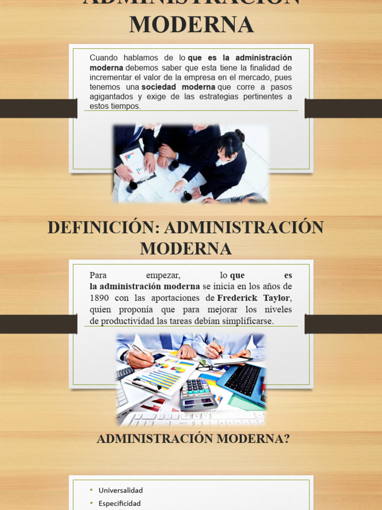 Claves de la Administración Moderna | PDF | Business | Gestión de ...