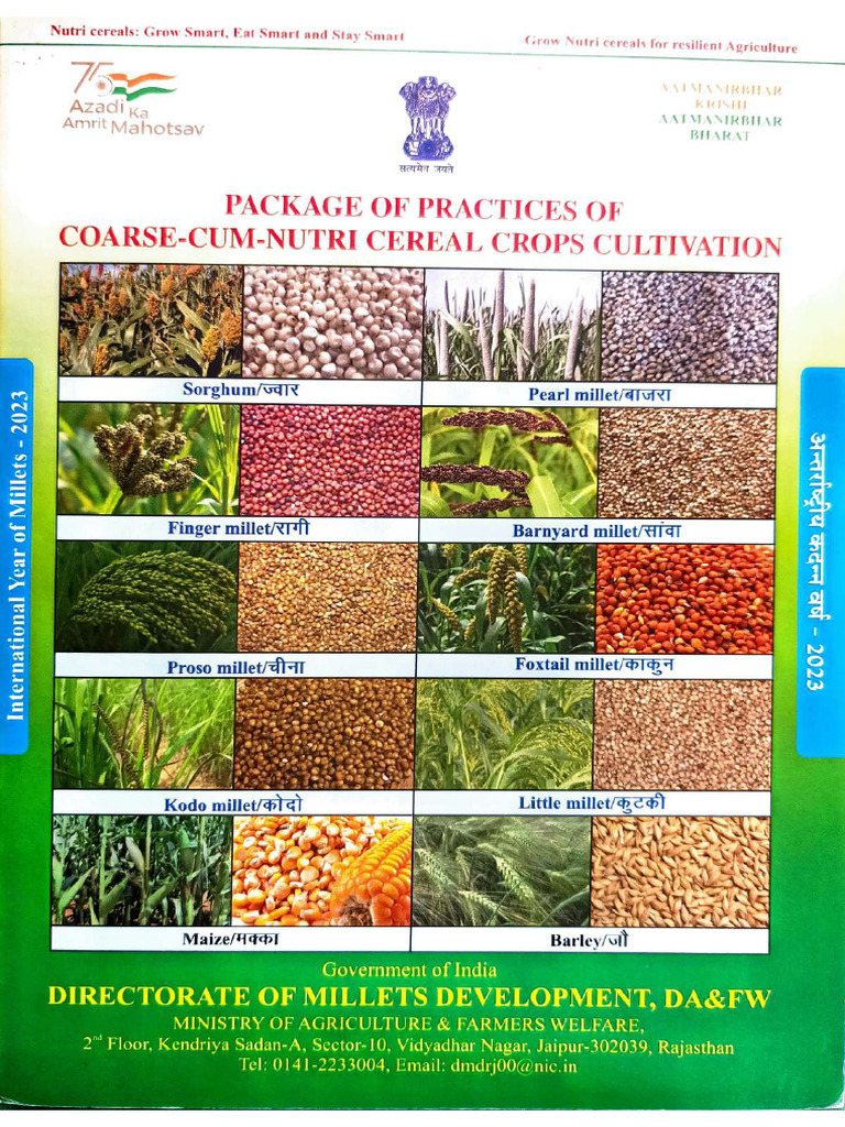 Millets Package of Practices | PDF