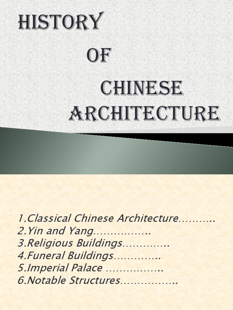 Overview of Chinese Architecture | PDF | Confucianism | Temple