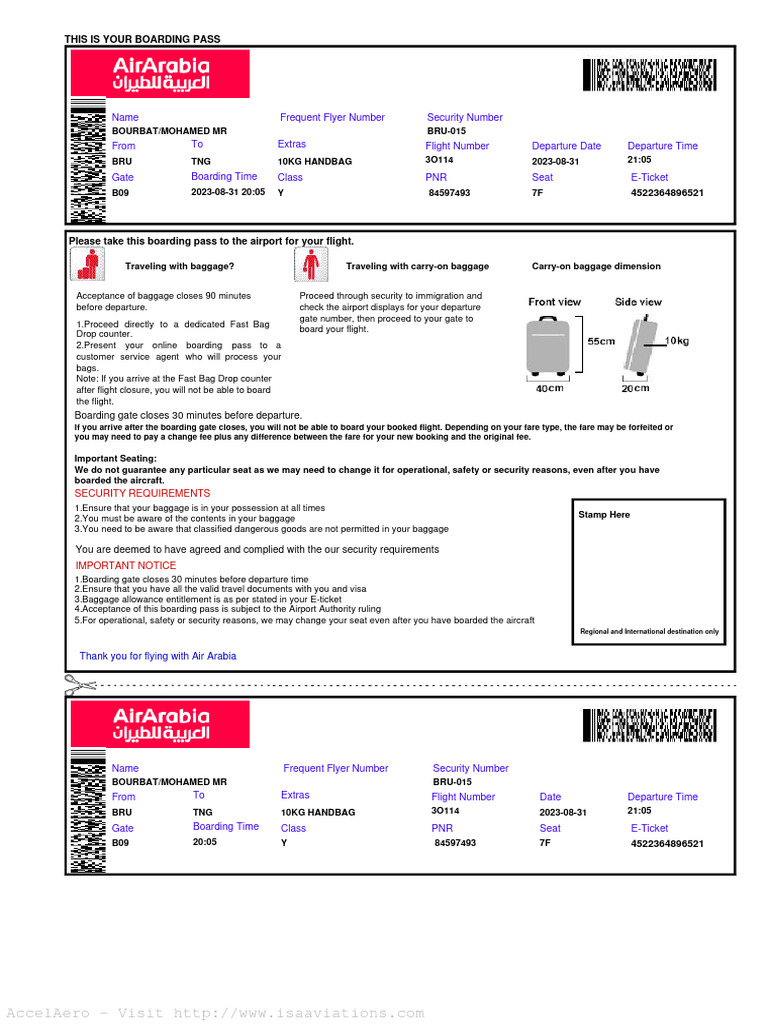 View Boarding Card | PDF | Baggage | Airport