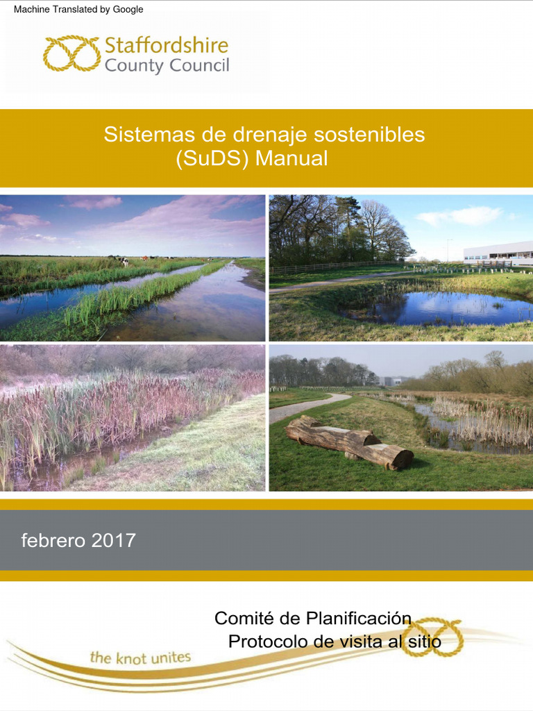 Manual de Sistemas SuDS 2017 | PDF | Planificación | Agua