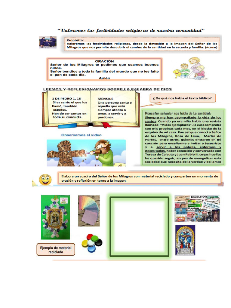 3.-RECONOCEMOS LAS COSTUMBRES Y TRADICIONES DE NUESTRA COMUNIDAD 3 ...