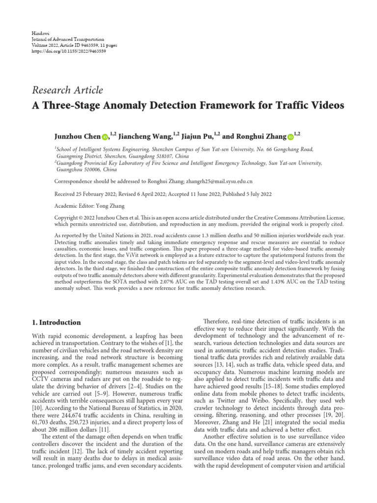 A Three Stage Anomaly Detection Framework For Traf Pdf Receiver Operating Characteristic