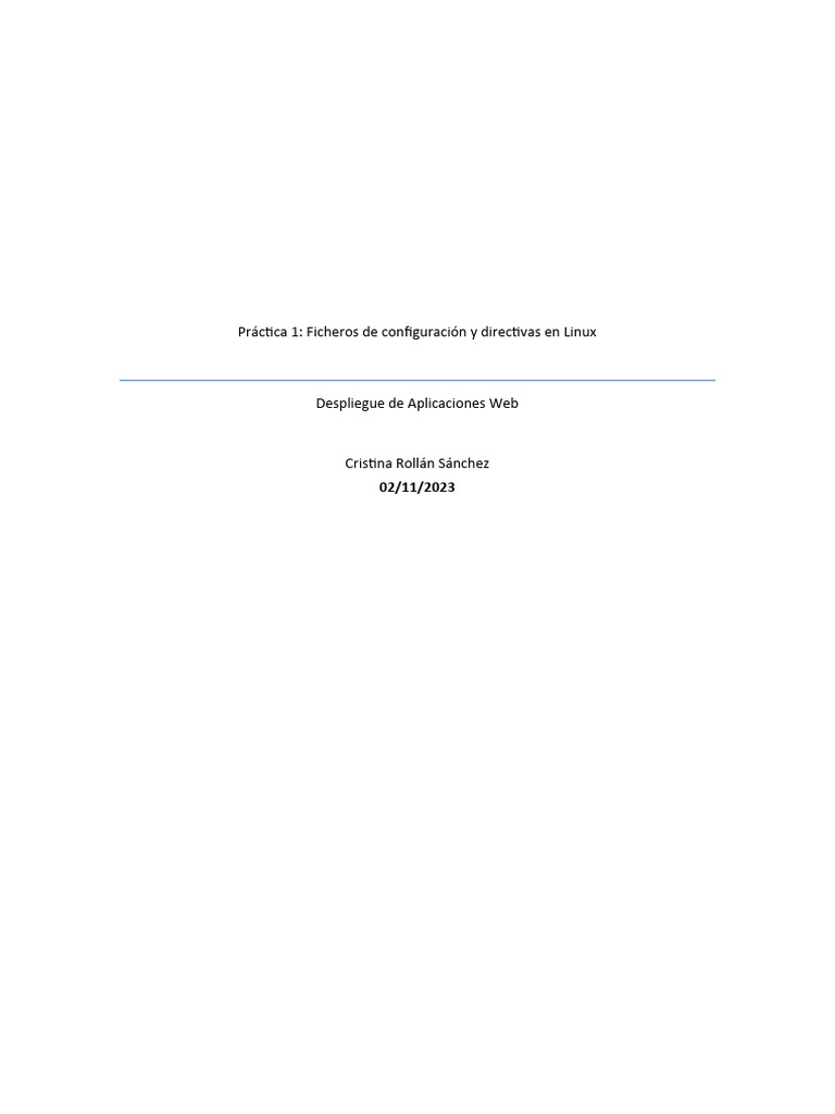Despliegue Práctica 1 | PDF | Servidor HTTP Apache | Archivo de computadora