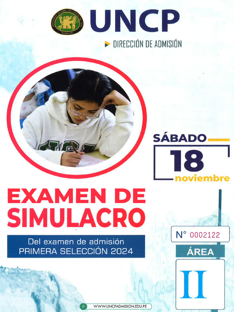Simulacro Area 2 | PDF