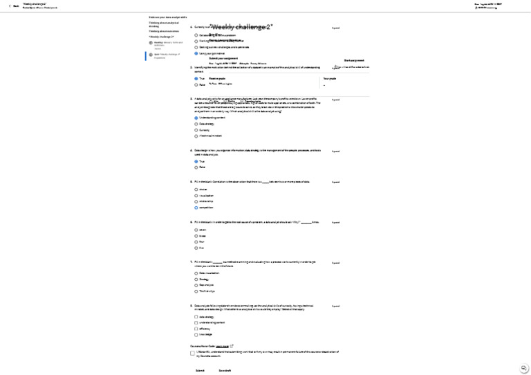 Weekly Challenge 2 - Coursera | PDF | Intelligence Analysis | Data Analysis