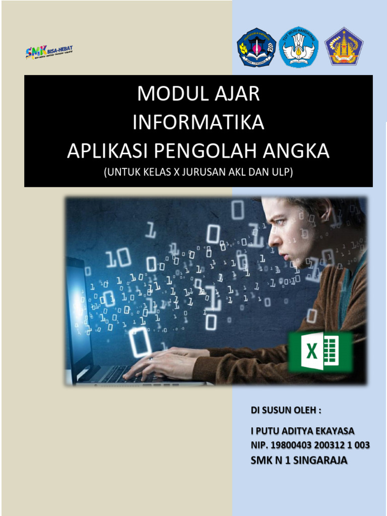 Modul Ajar Informatika (Aplikasi Pengolah Angka) 2023 | PDF