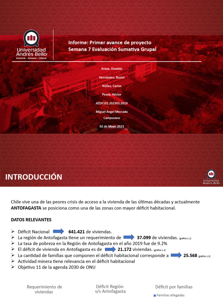 Informe - Primer Avande de Proyecto - Semana 7 Evaluación Sumativa Grupal | Descargar gratis PDF ...