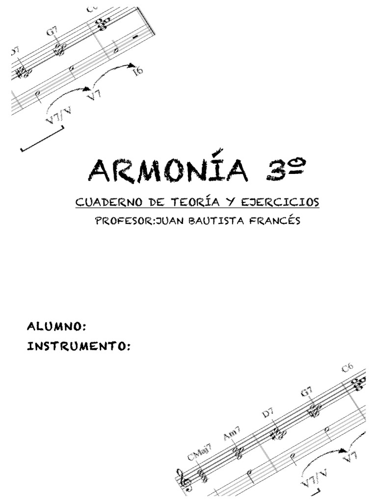 Armonía 3 | PDF | Acorde (Música) | Armonía