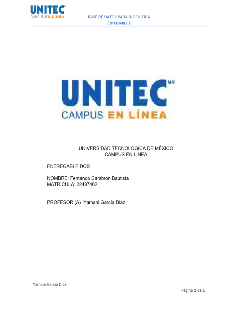 Portada Entregables. | PDF