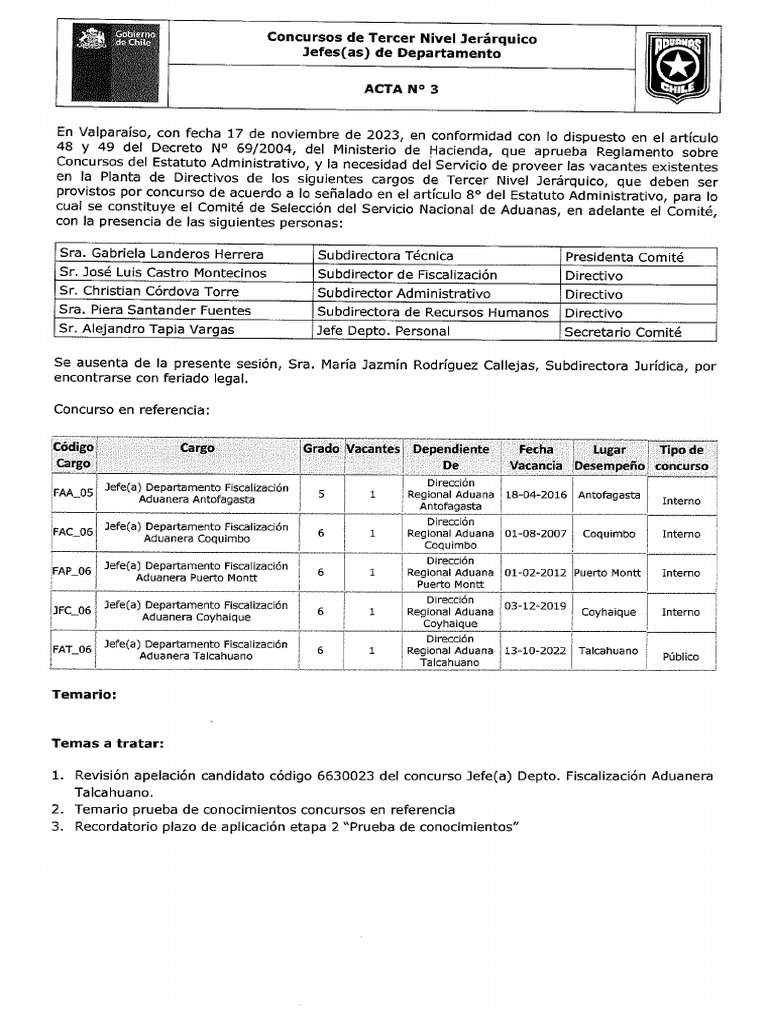 Acta 3 Grupo 5 | PDF