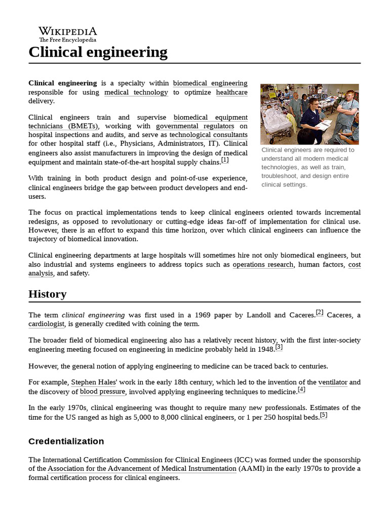 Clinical Engineering | PDF | Public Services | Social Programs