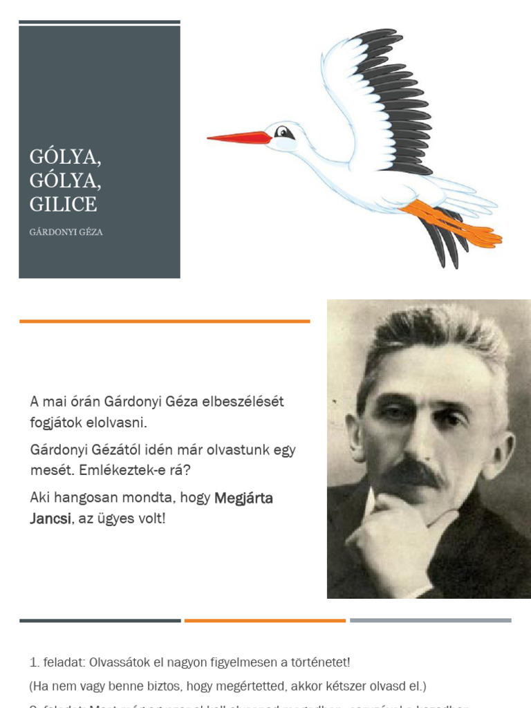 Március 24. Gólya, Gólya, Gilice | PDF