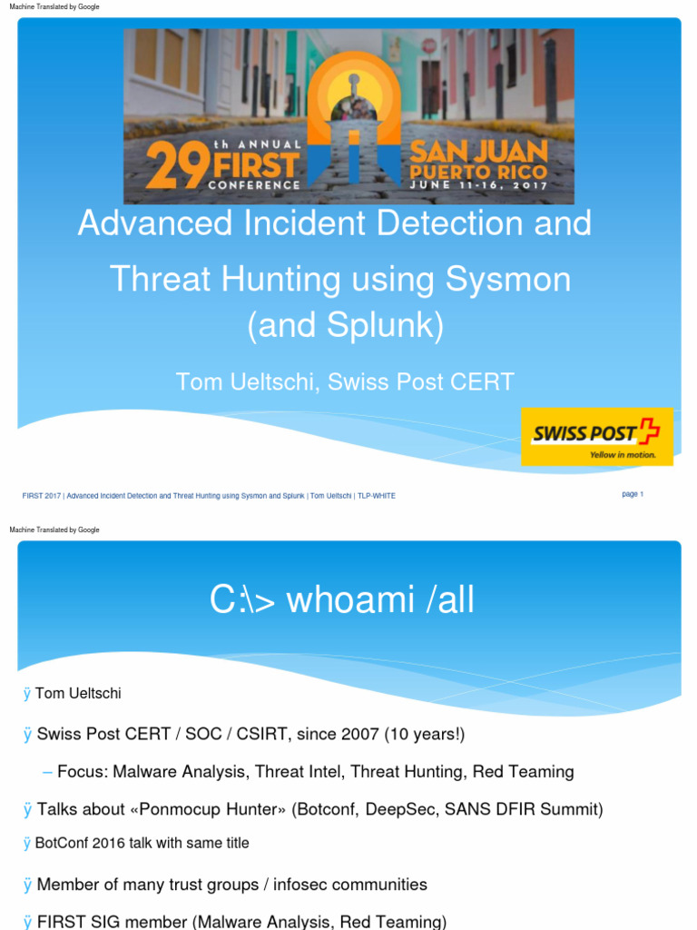 Sysmon & Splunk Threat Hunting Guide | PDF | Command Line Interface ...