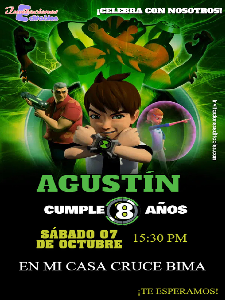 Invitación de Ben 10 | PDF
