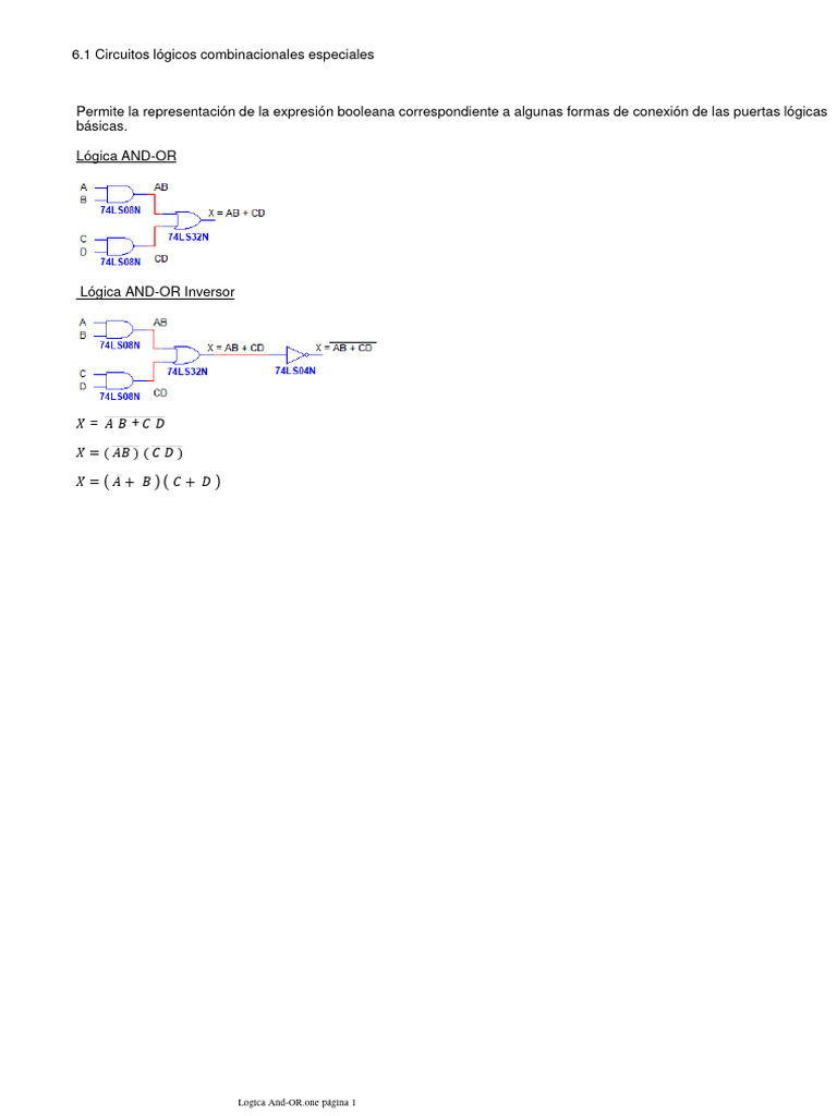 Capitulo 6 - Logica AND-OR | PDF | Puerta lógica | Electricidad