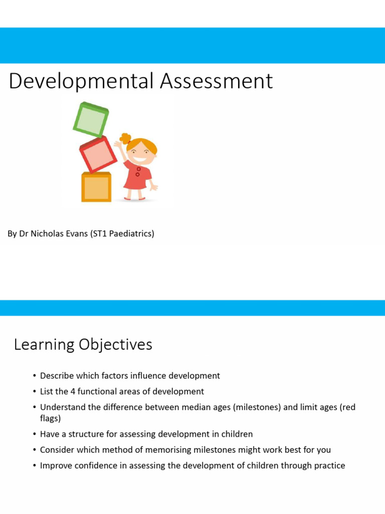 Development Assessment | PDF | Child Development | Cognition