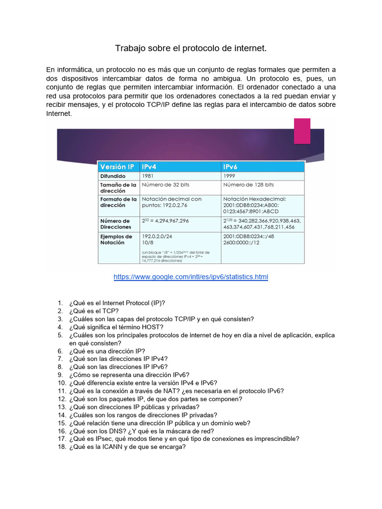 Preguntas Protocolo | PDF