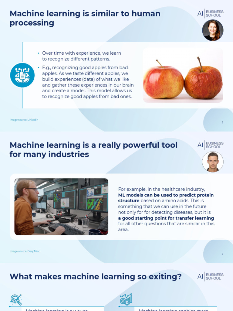 Chapter1 Introduction To Machine Learning Summary Final Pdf Machine