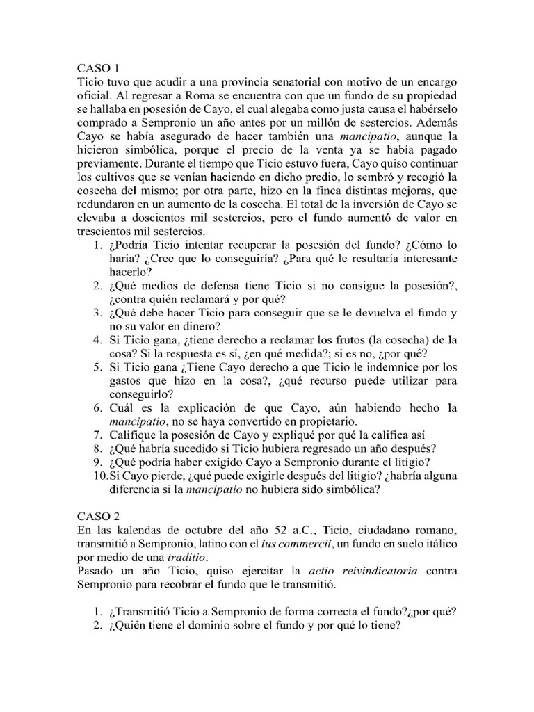 Casos Practicos | PDF