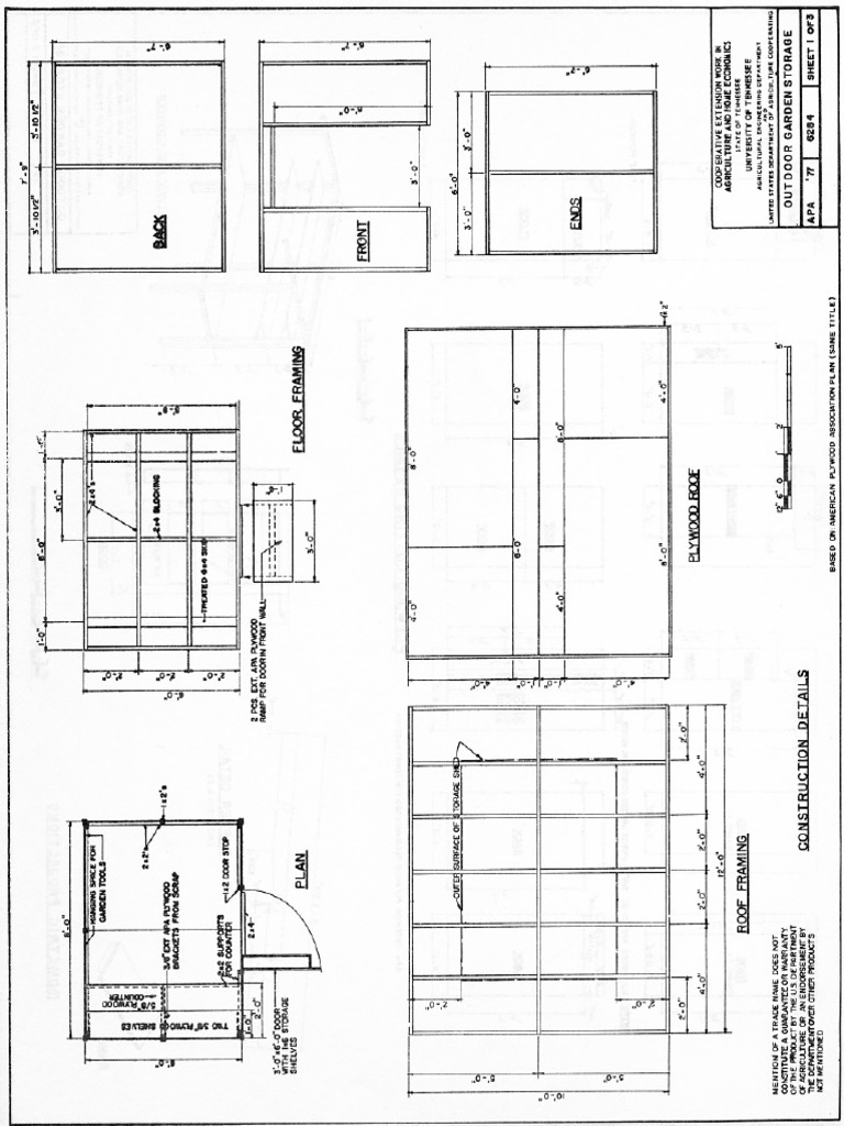 6 X 8 Outdoor Shed | PDF 6 X 8 Outdoor Shed | PDF