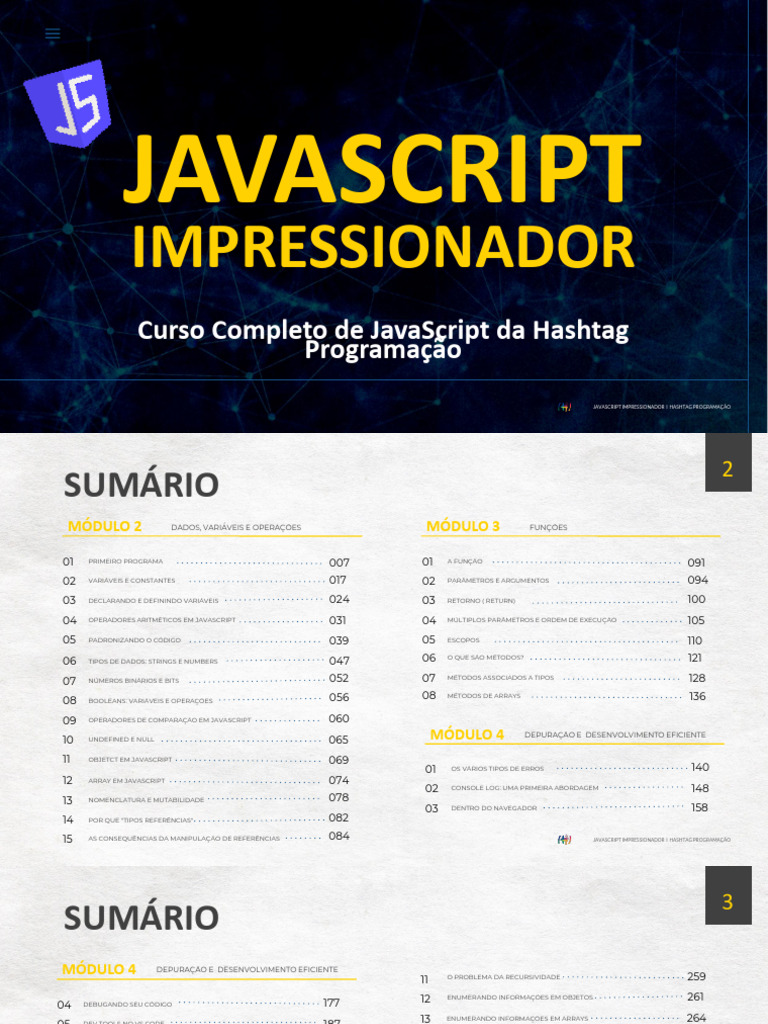 Apostila Javascript Impressionador Oficial | PDF | Script Java ...