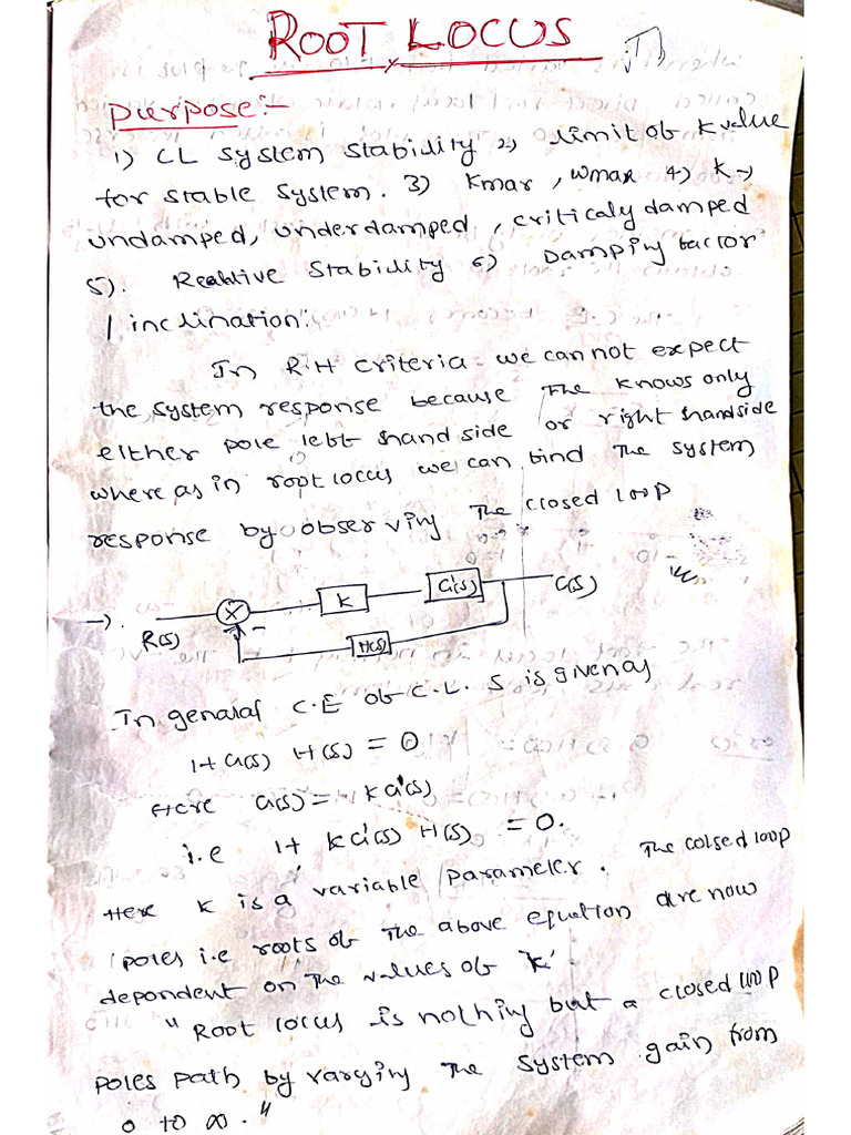 Root Locus | PDF