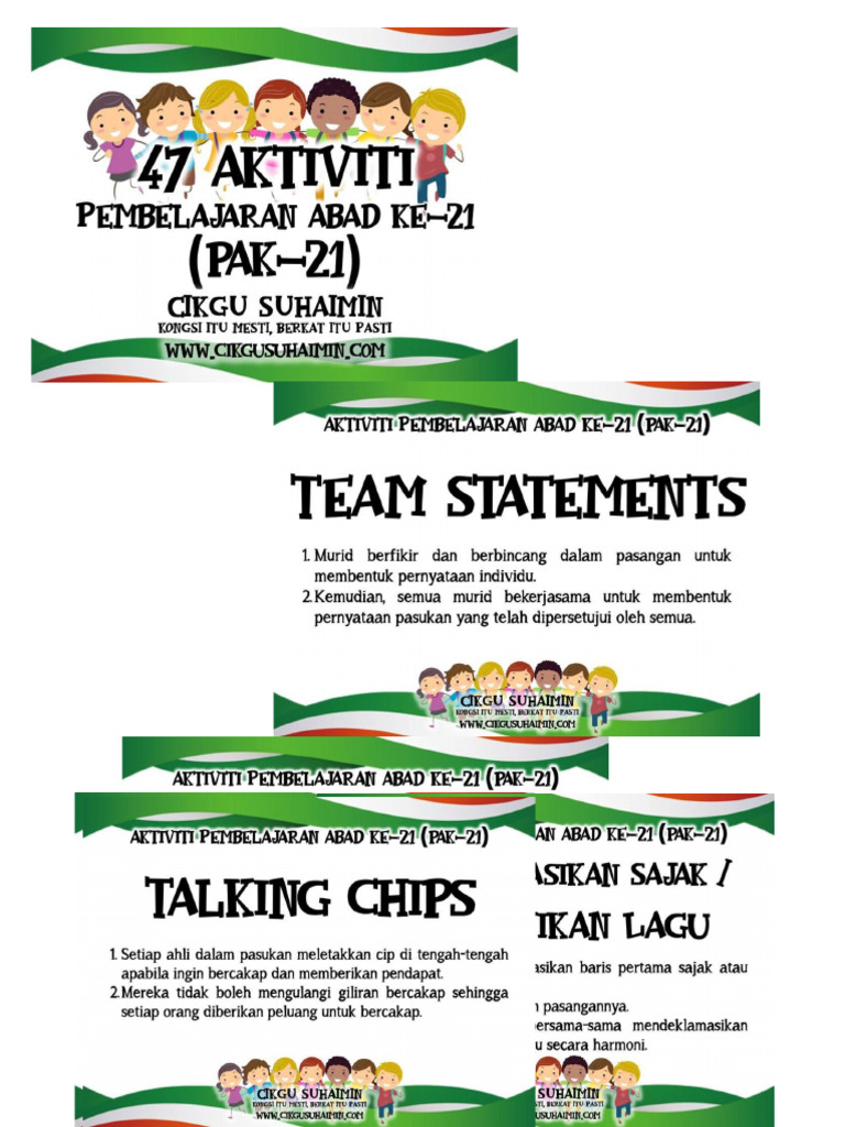 47 Aktiviti Pak 21 | PDF