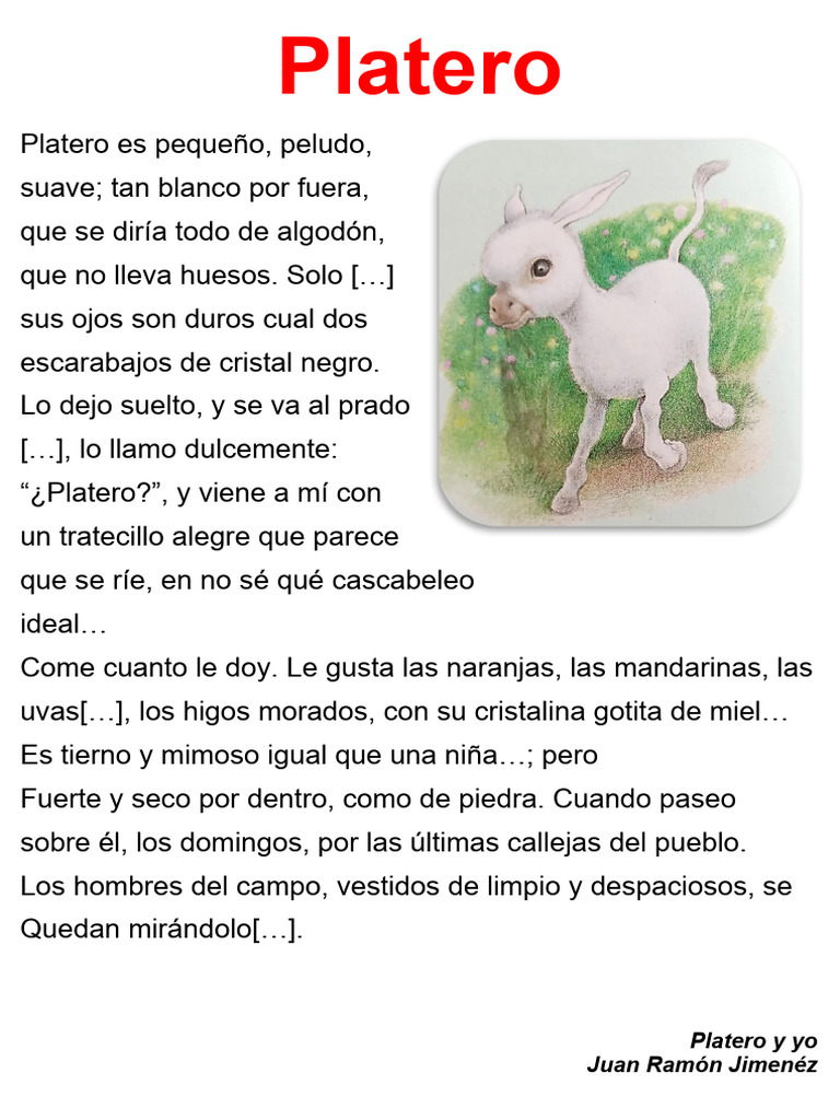 Platero | PDF