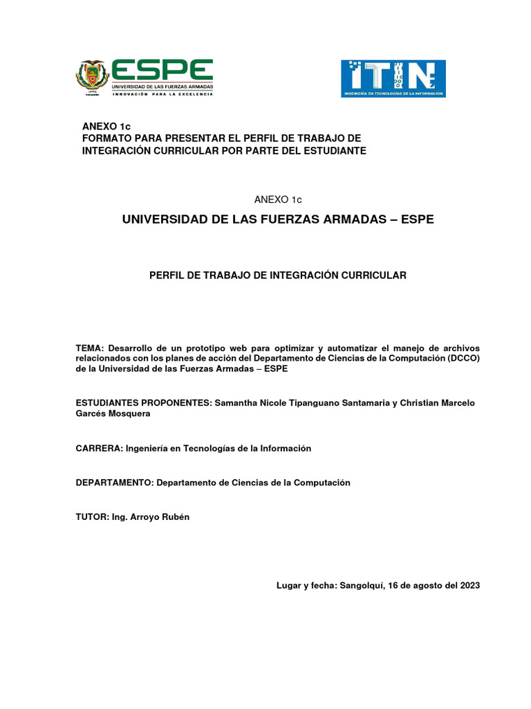 Prototipo Web para Gestión de Archivos DCCO | PDF | Usuario (informática) | Archivo de computadora