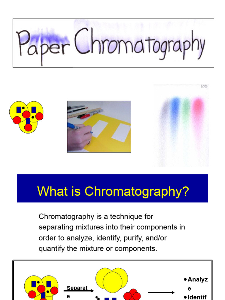 Paper Chromatography | PDF | Chromatography | Elution