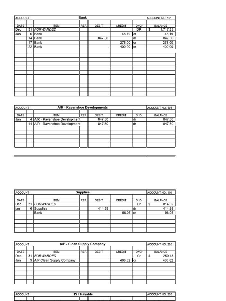 Celine de Freitas - Posting Exercise - Chapter 7.Xlsx - Posting ...