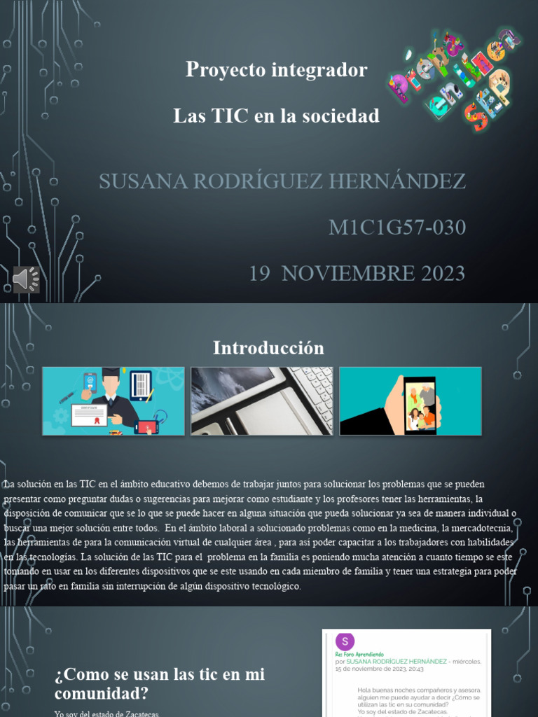 Proyecto Integrador | PDF | Internet | Tecnología de información y comunicaciones