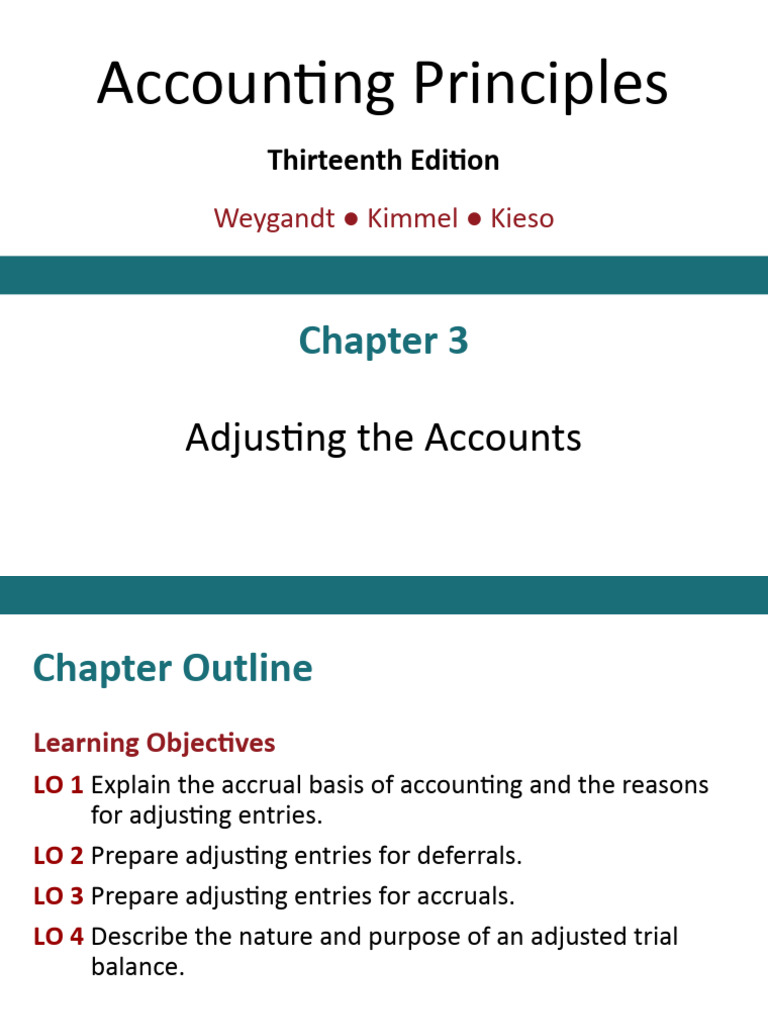 CH 03 | PDF | Deferral | Debits And Credits