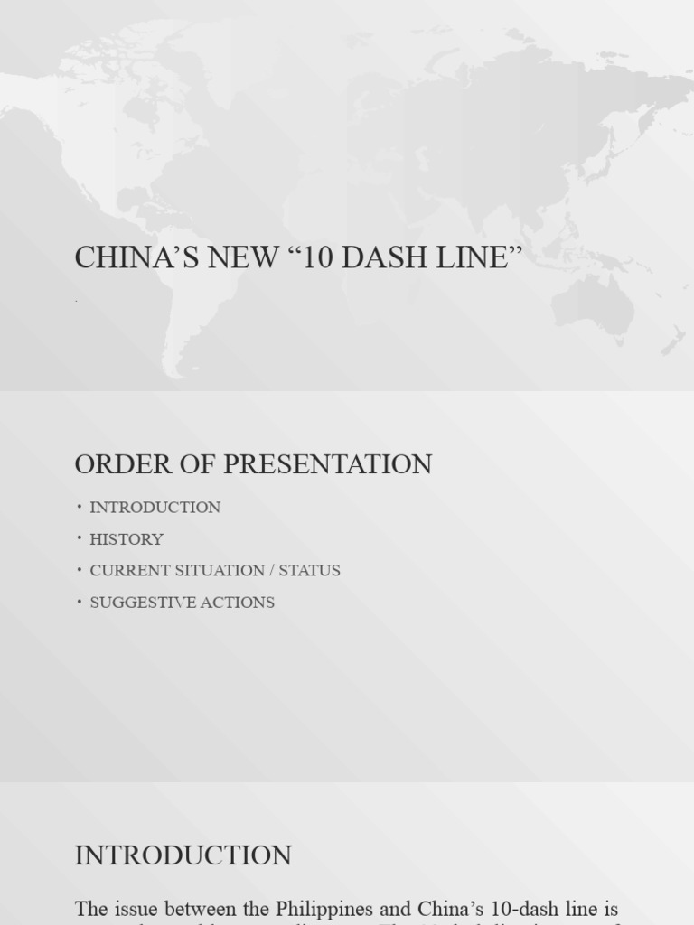 China’s 10-Dash Line Explained | PDF | South China Sea | International ...
