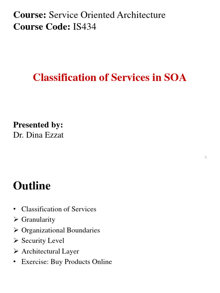 Lecture 6-Classification of Services in SOA | PDF | Point Of Sale ... Lecture 6-Classification of Services in SOA | PDF | Point Of Sale ...