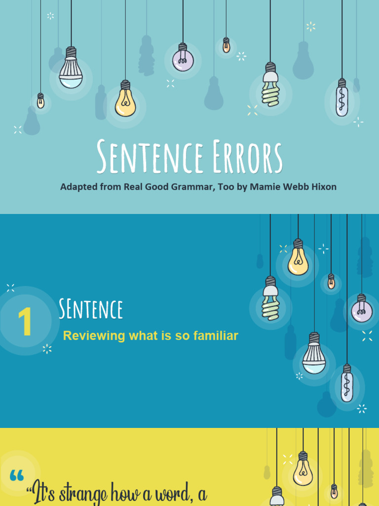 ELP Correcting Errors | PDF | Verb | Subject (Grammar)