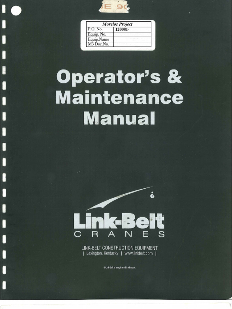 Link Belt 80 Ton | PDF