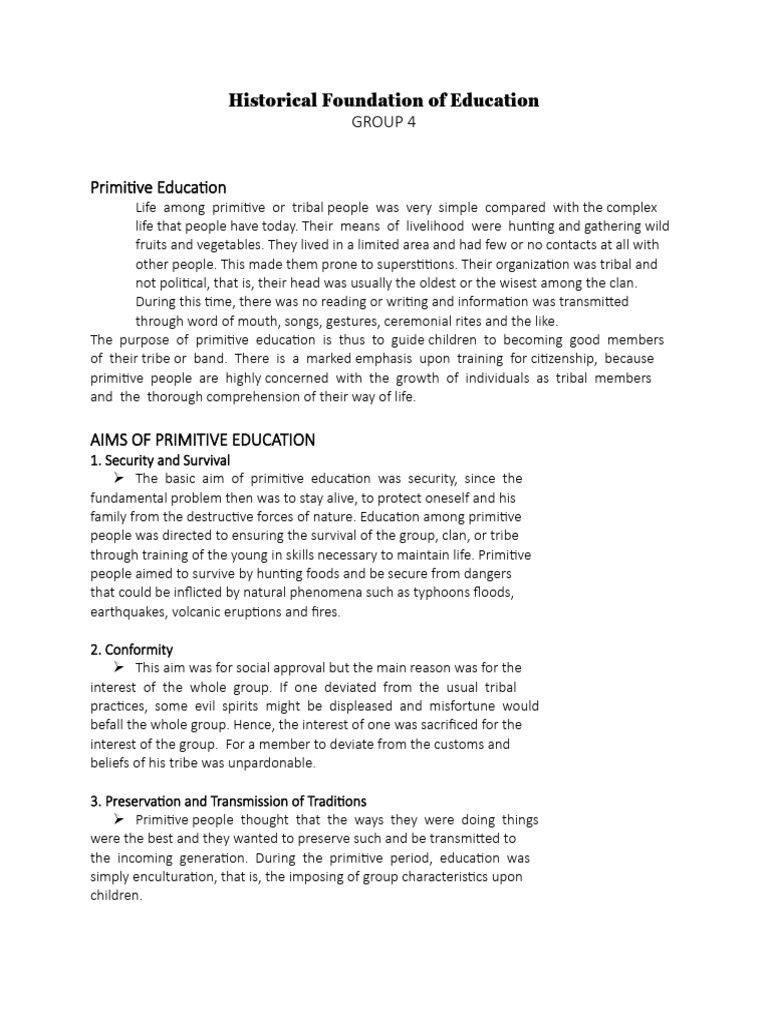 HISTORICAL-FOUNDATION-OF-EDUCATION | PDF | Ancient Egypt | Rhetoric