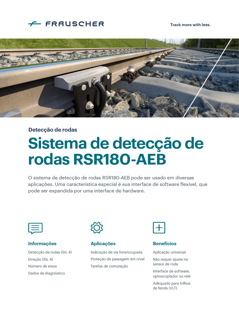 Sistema de Detecção de Rodas RSR180-AEB SIL 4 | PDF | Eletromagnetismo ...